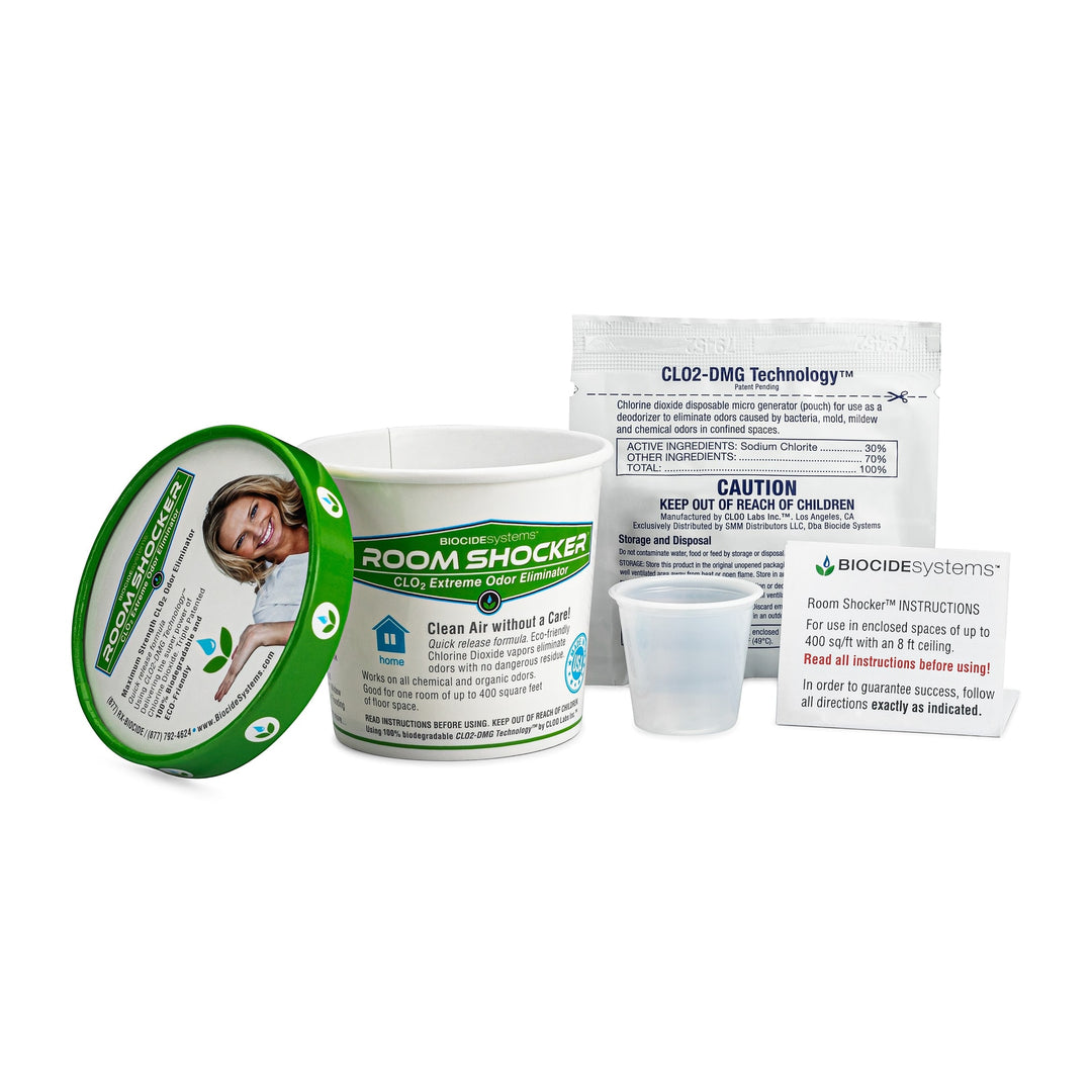 Chlorine Dioxide CIO2 Odor Eliminator Products | Biocide Systems™